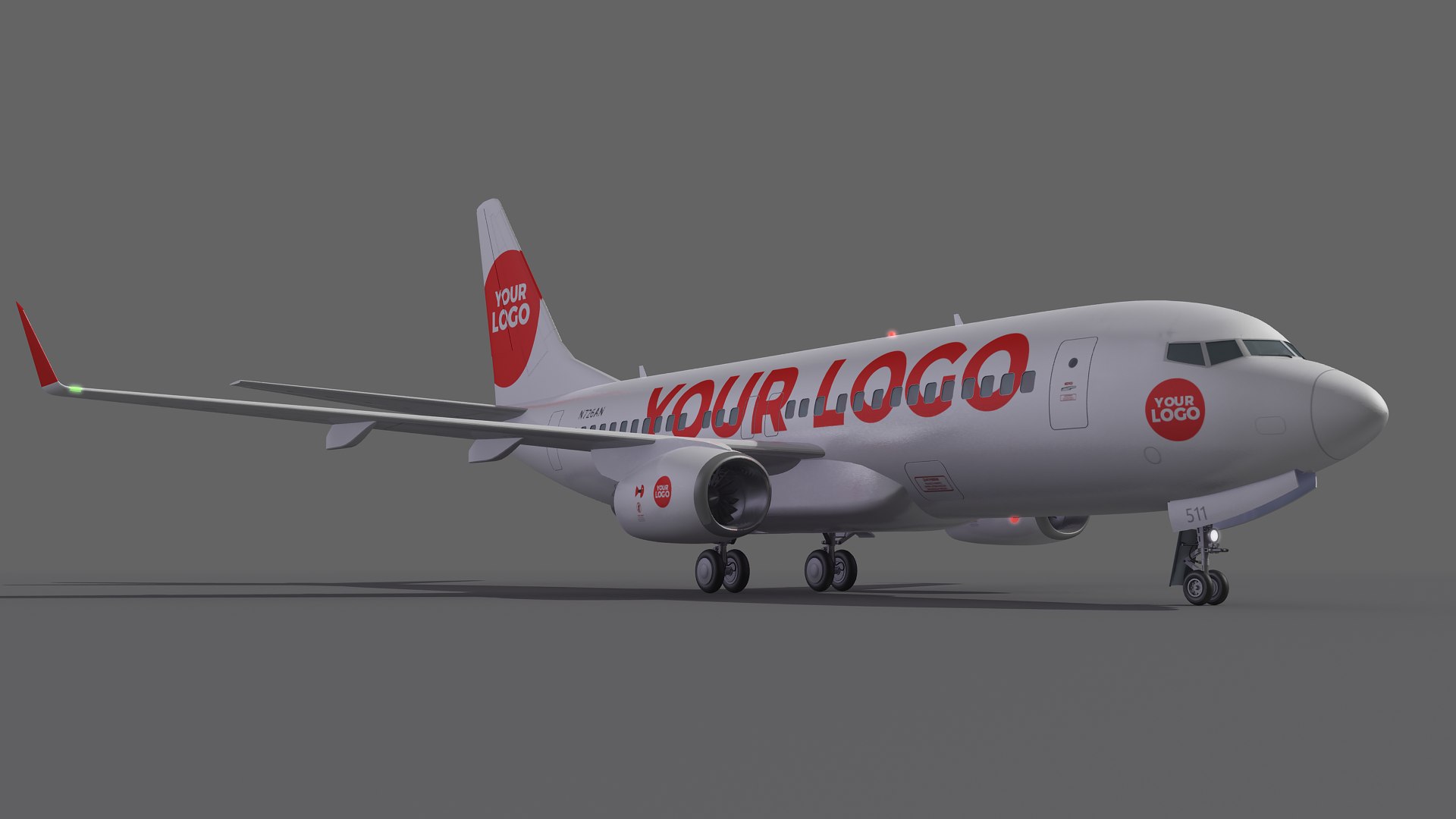 3D Logo Airplane Aircraft Custom - TurboSquid 1471756