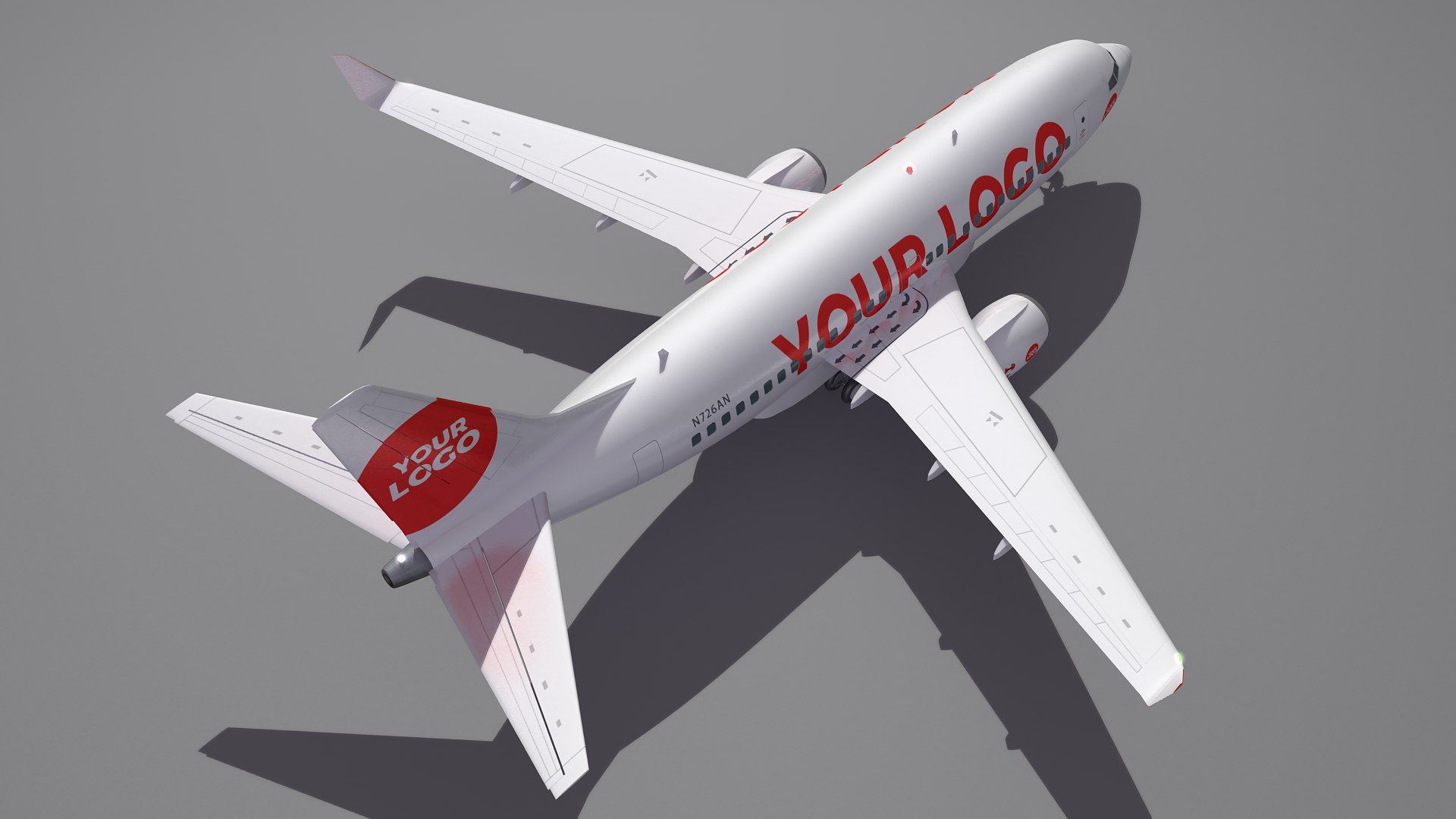 3D Logo Airplane Aircraft Custom - TurboSquid 1471756