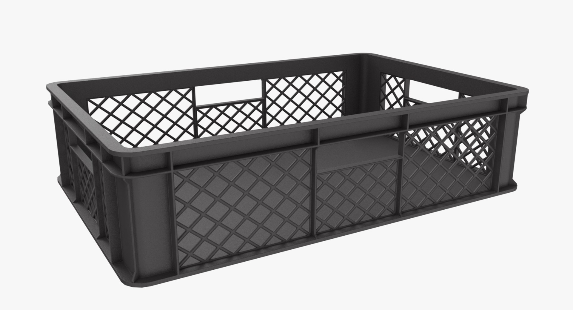 3D Model Plastic Crate - TurboSquid 1341169