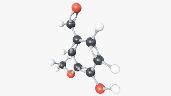modelo 3d Molécula de vainillina con PBR 4K 8K - TurboSquid 1945649