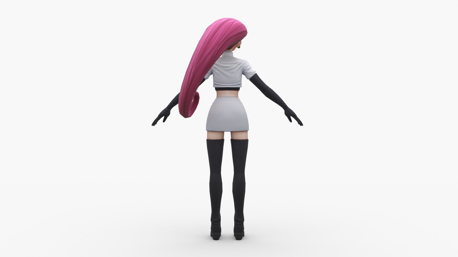 Jessie Team Rocket From Pokemon Model - TurboSquid 2315300