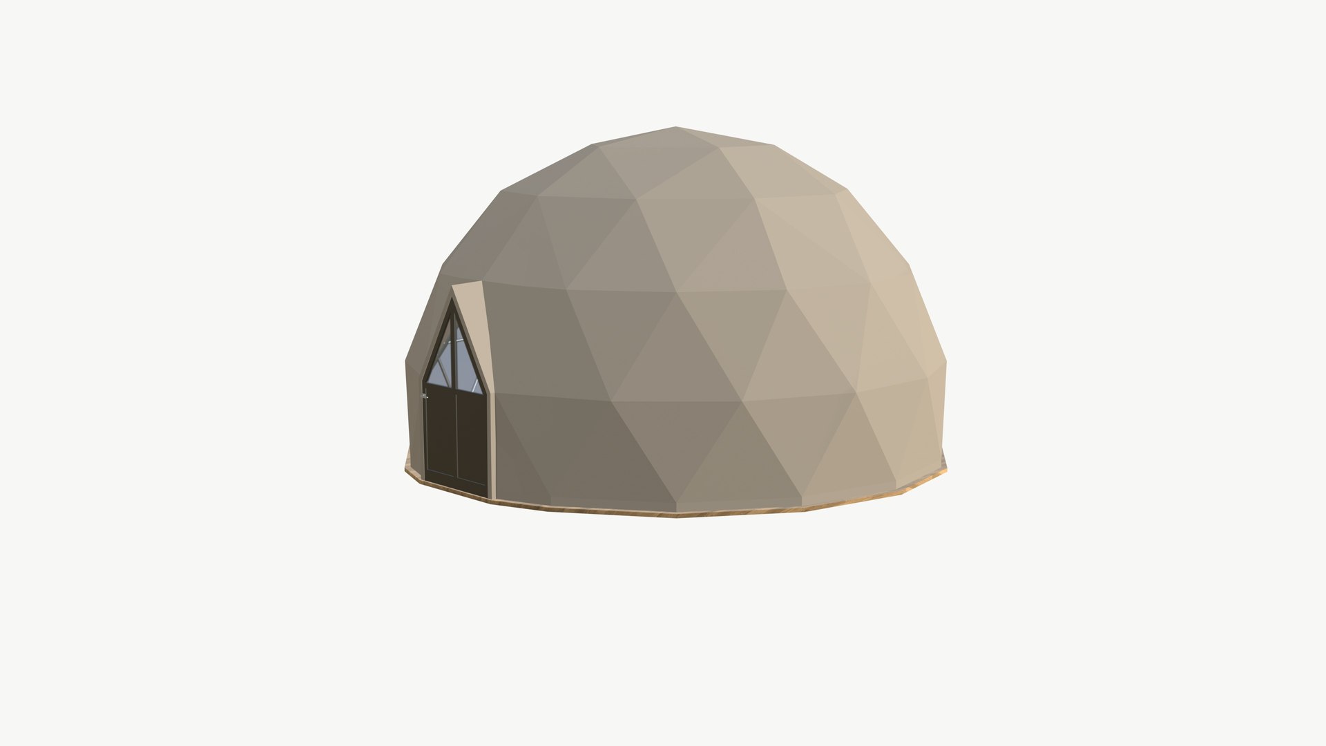 Geodesic Dome Structure 3D Model - TurboSquid 2117514