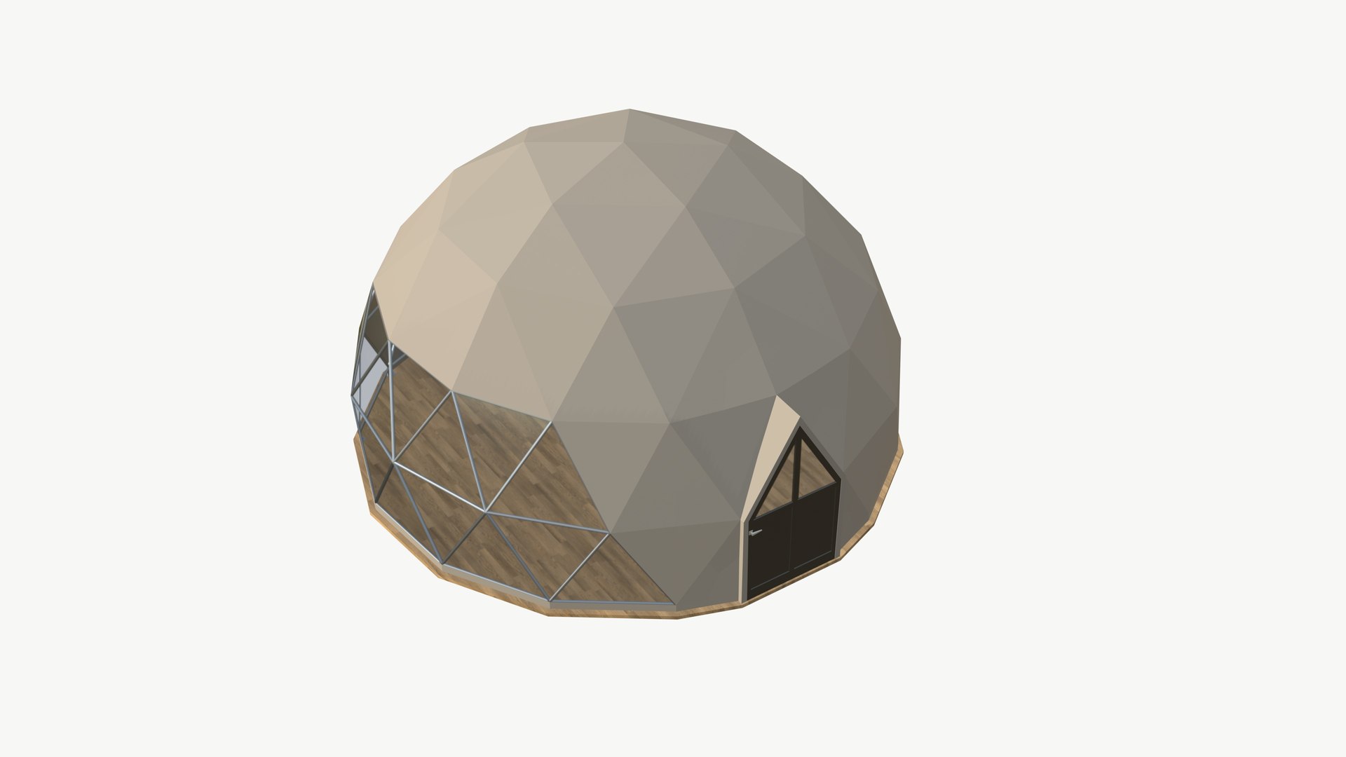 Geodesic Dome Structure 3D Model - TurboSquid 2117514