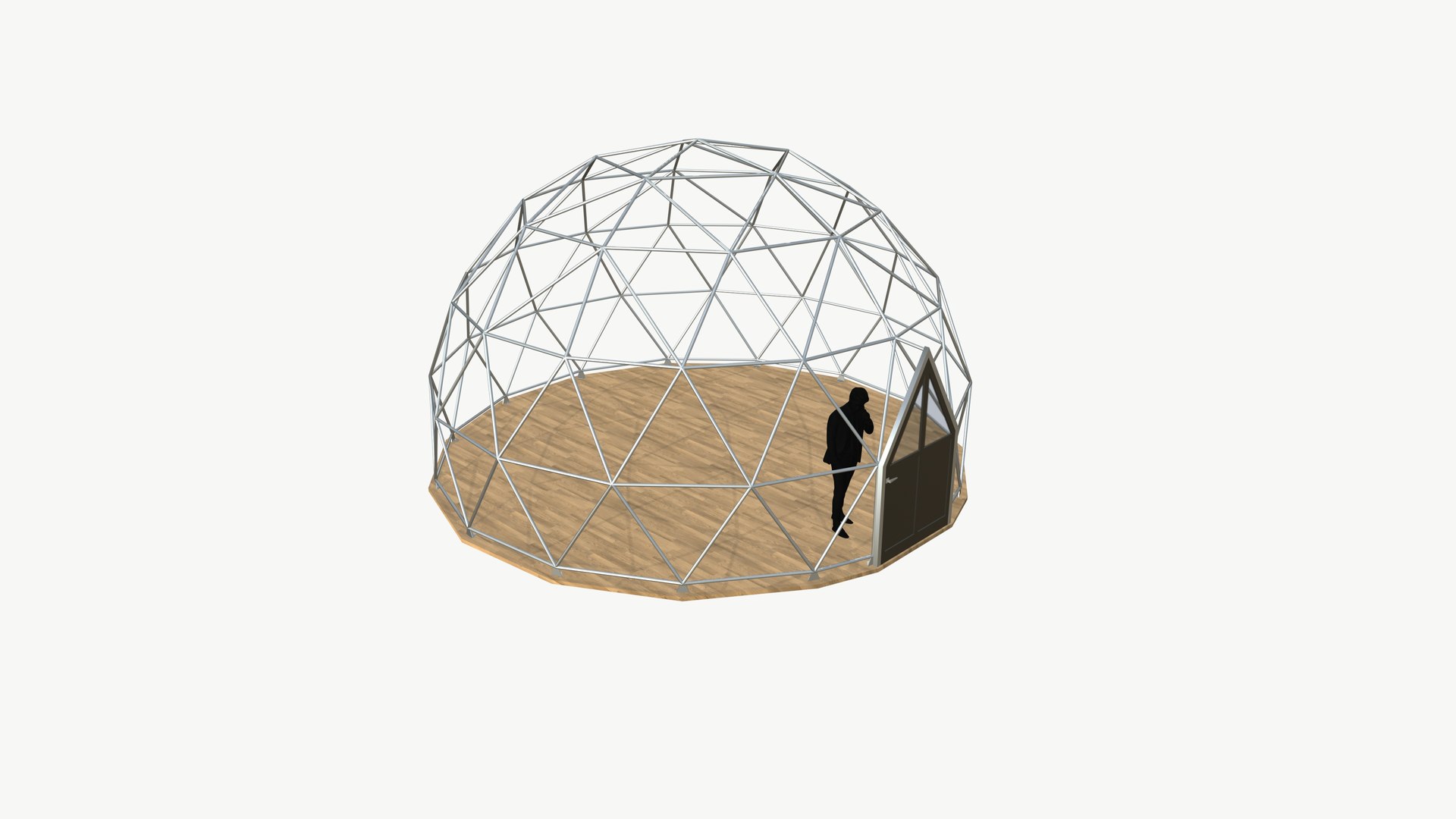 Geodesic Dome Structure 3D Model - TurboSquid 2117514