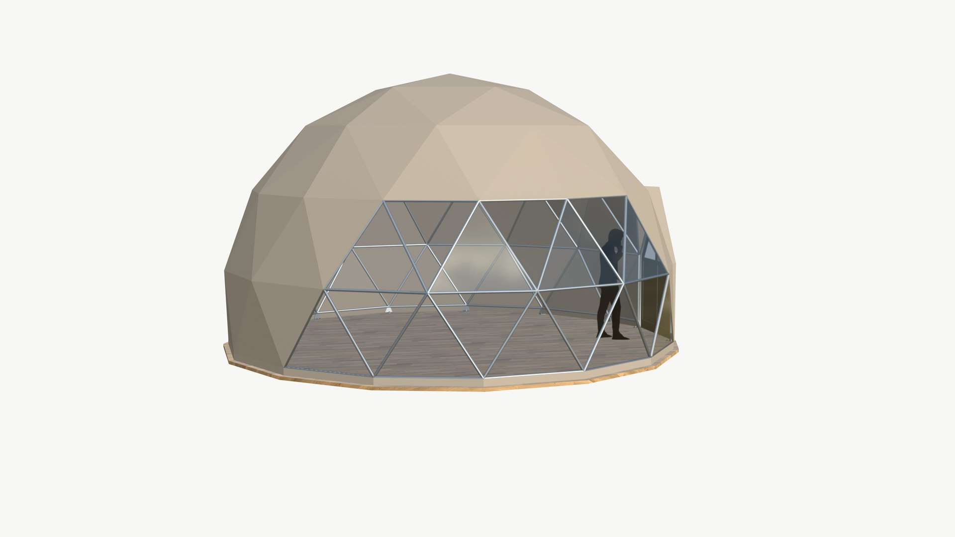 Geodesic Dome Structure 3D Model - TurboSquid 2117514