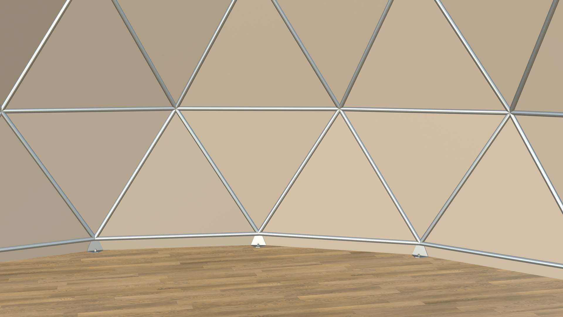 Geodesic Dome Structure 3D Model - TurboSquid 2117514