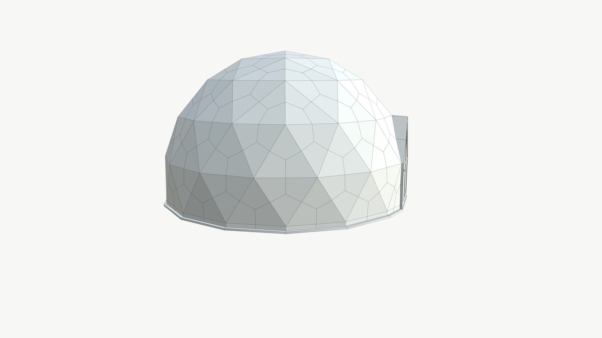 Geodesic Dome Structure 3D Model - TurboSquid 2117514