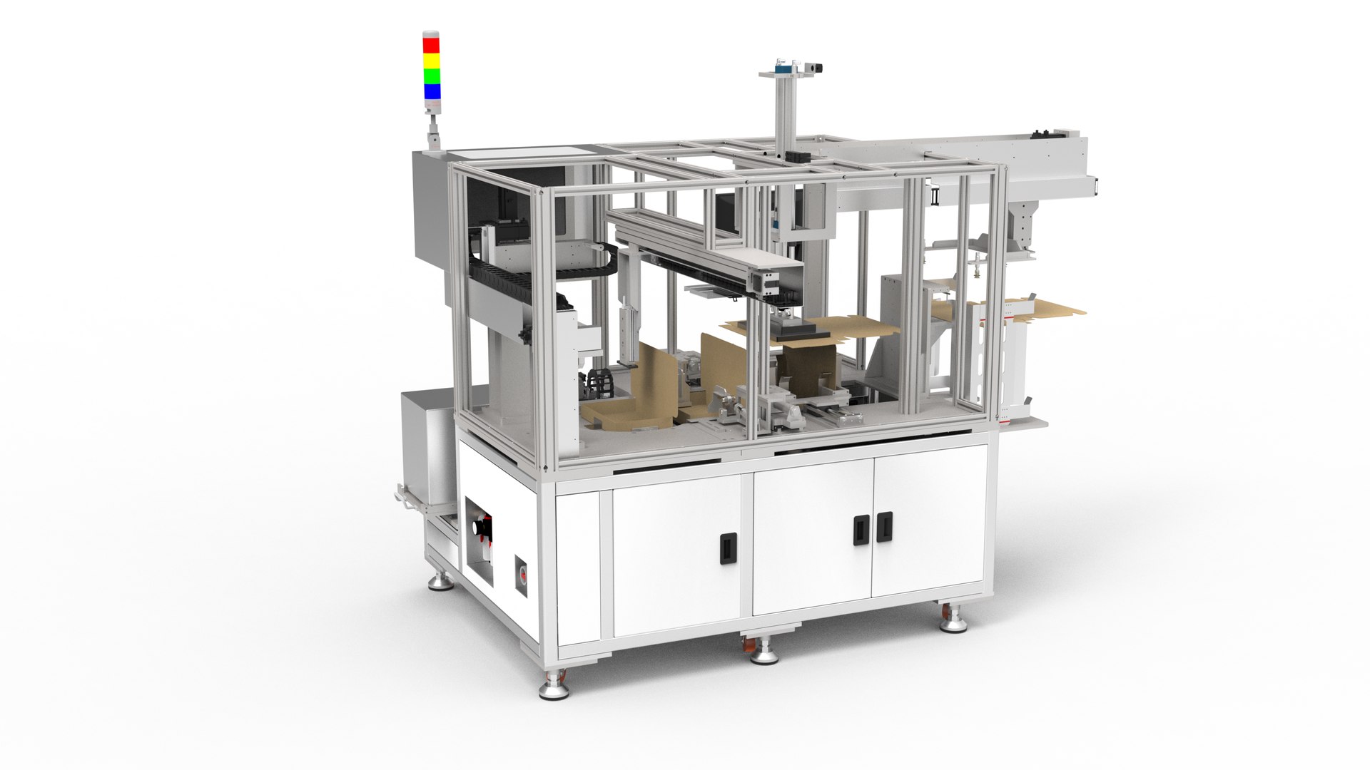 3D Automatic Folding Box Labeling Machine Model - TurboSquid 1855862