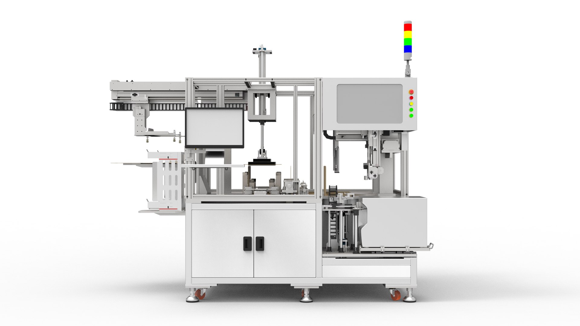 3D Automatic Folding Box Labeling Machine Model - TurboSquid 1855862