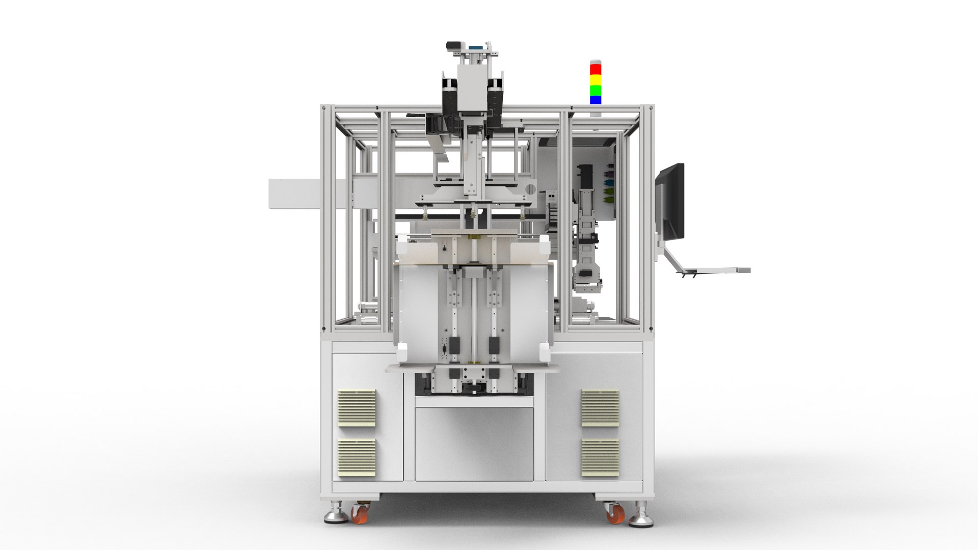 3D Automatic Folding Box Labeling Machine Model - TurboSquid 1855862
