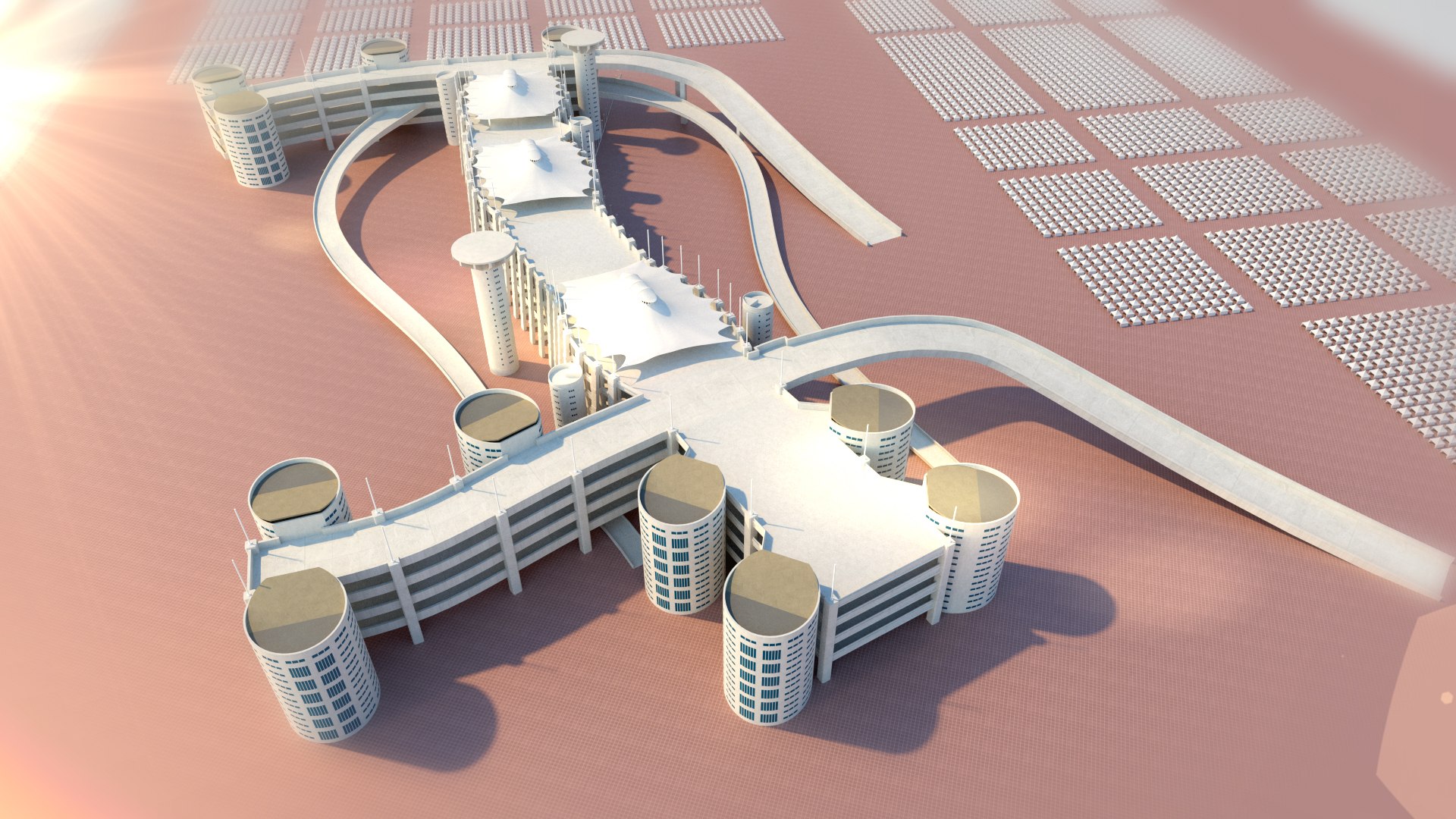 3D Jamaraat Bridge - TurboSquid 1567670