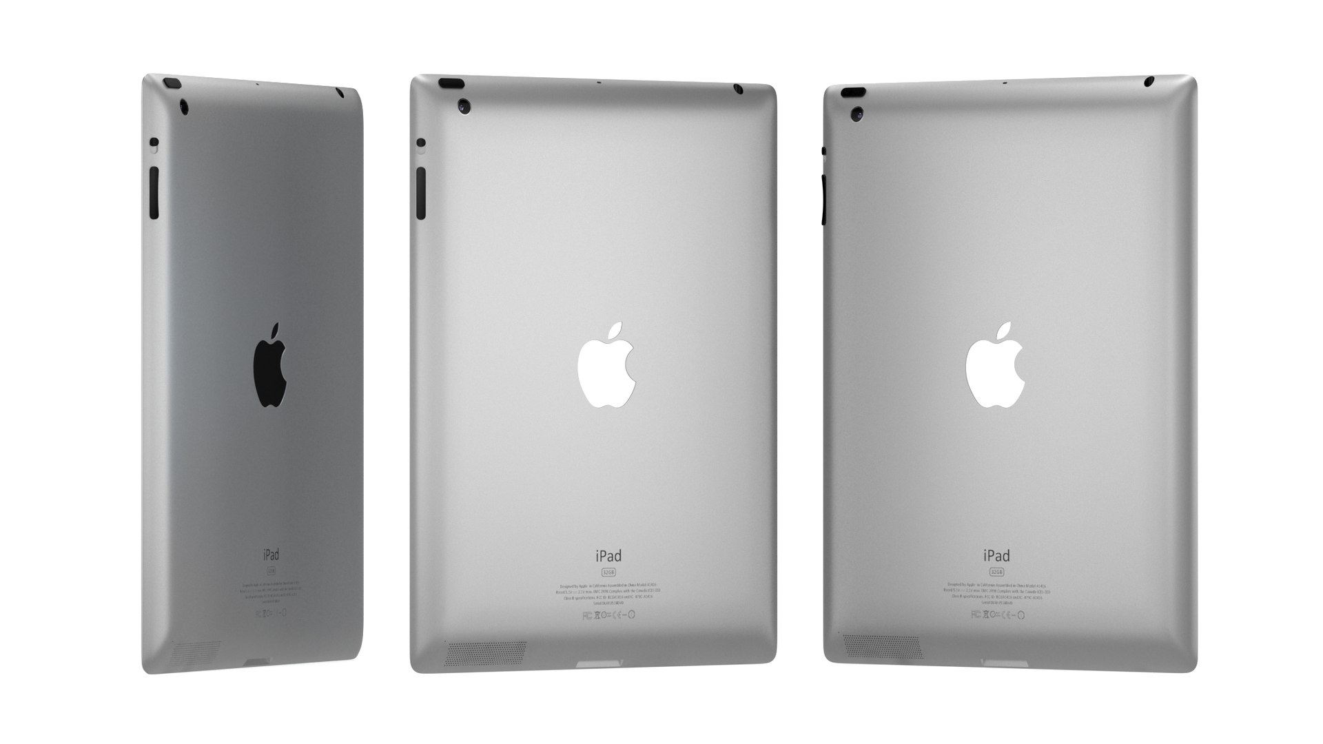 Apple IPad 3 Black 3D Model - TurboSquid 2158099