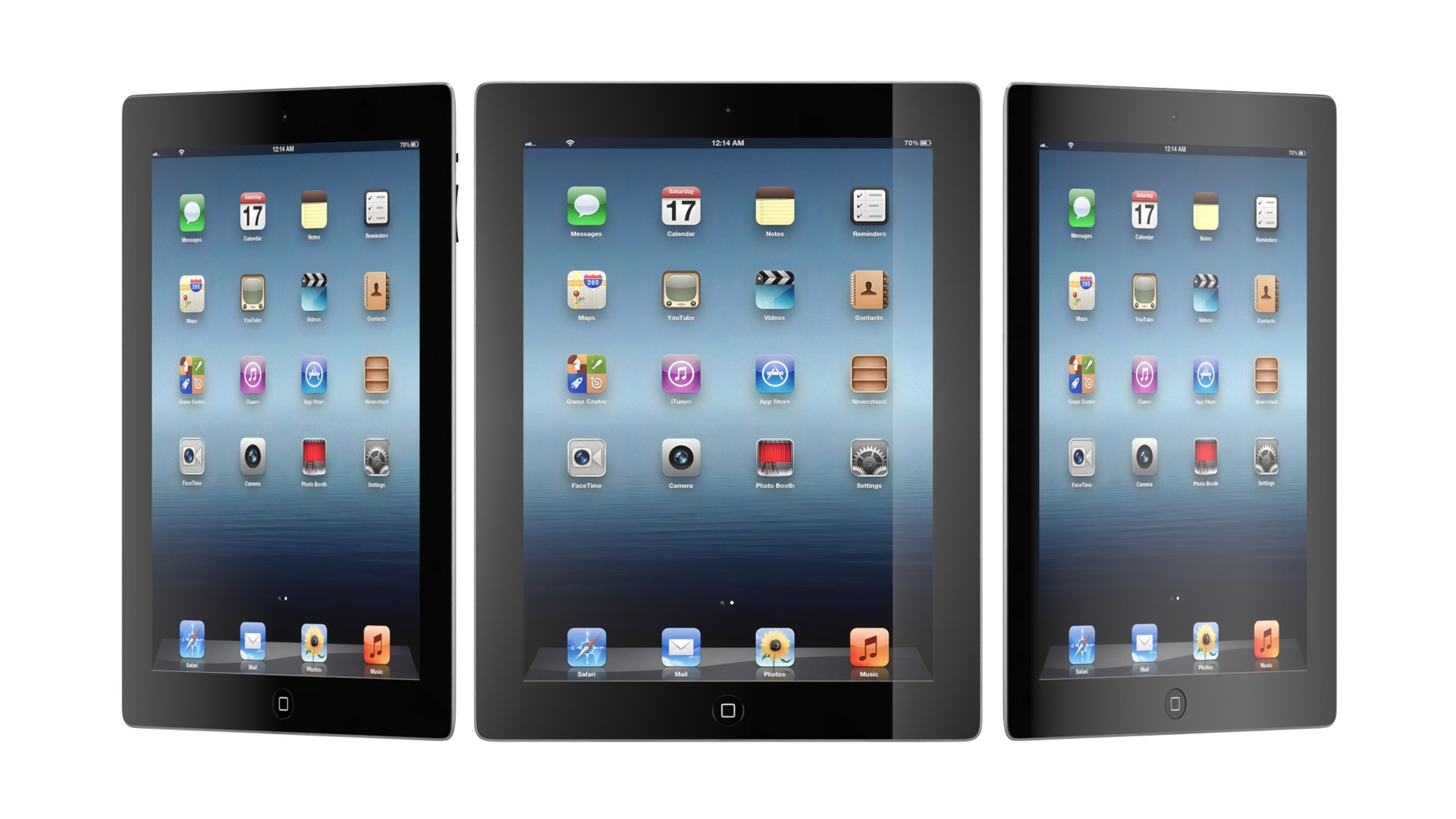 Apple IPad 3 Black 3D Model - TurboSquid 2158099