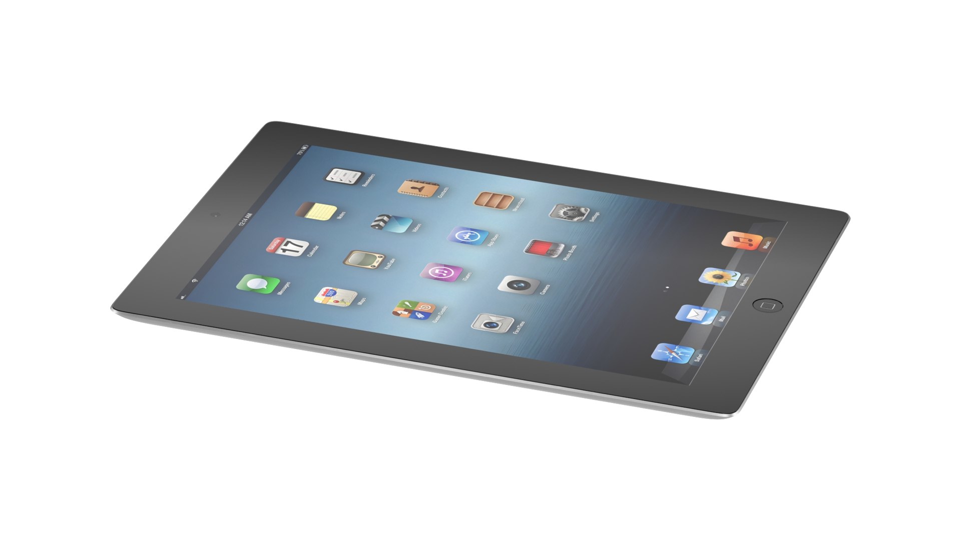 Apple IPad 3 Black 3D Model - TurboSquid 2158099