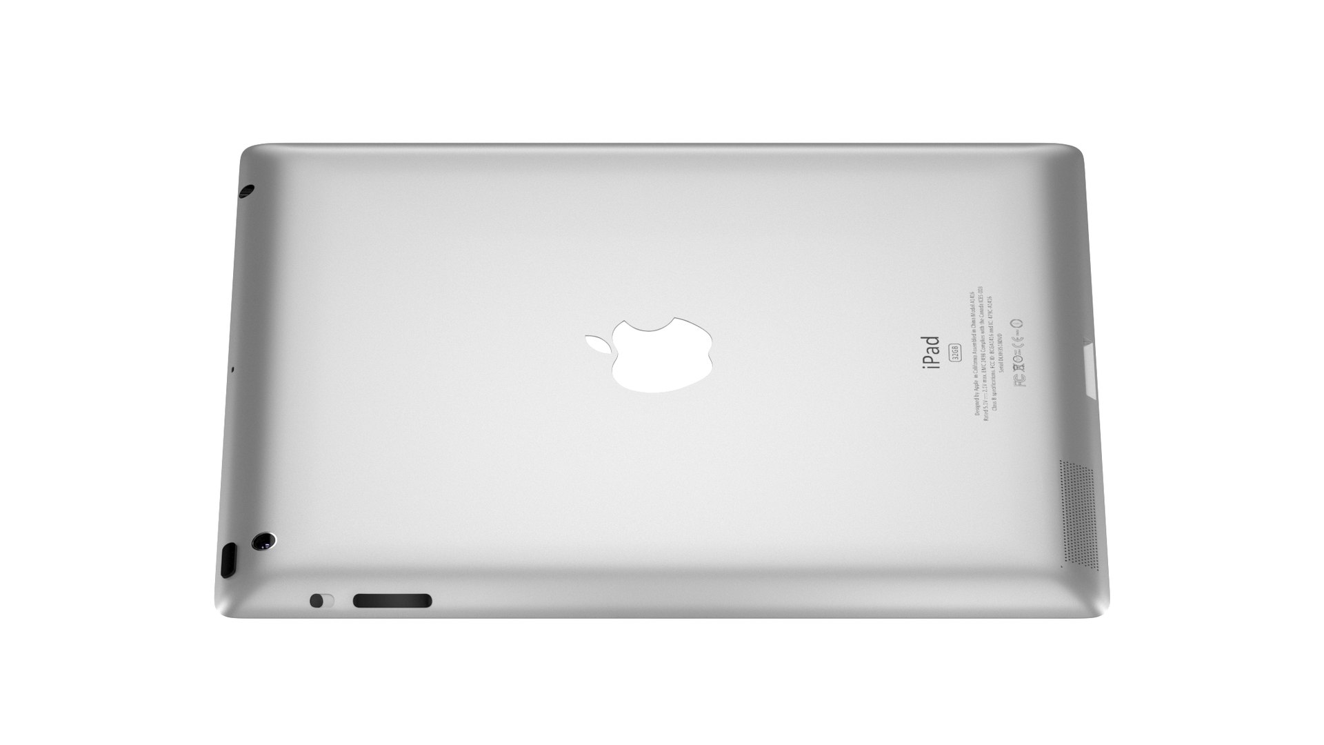 Apple IPad 3 Black 3D Model - TurboSquid 2158099