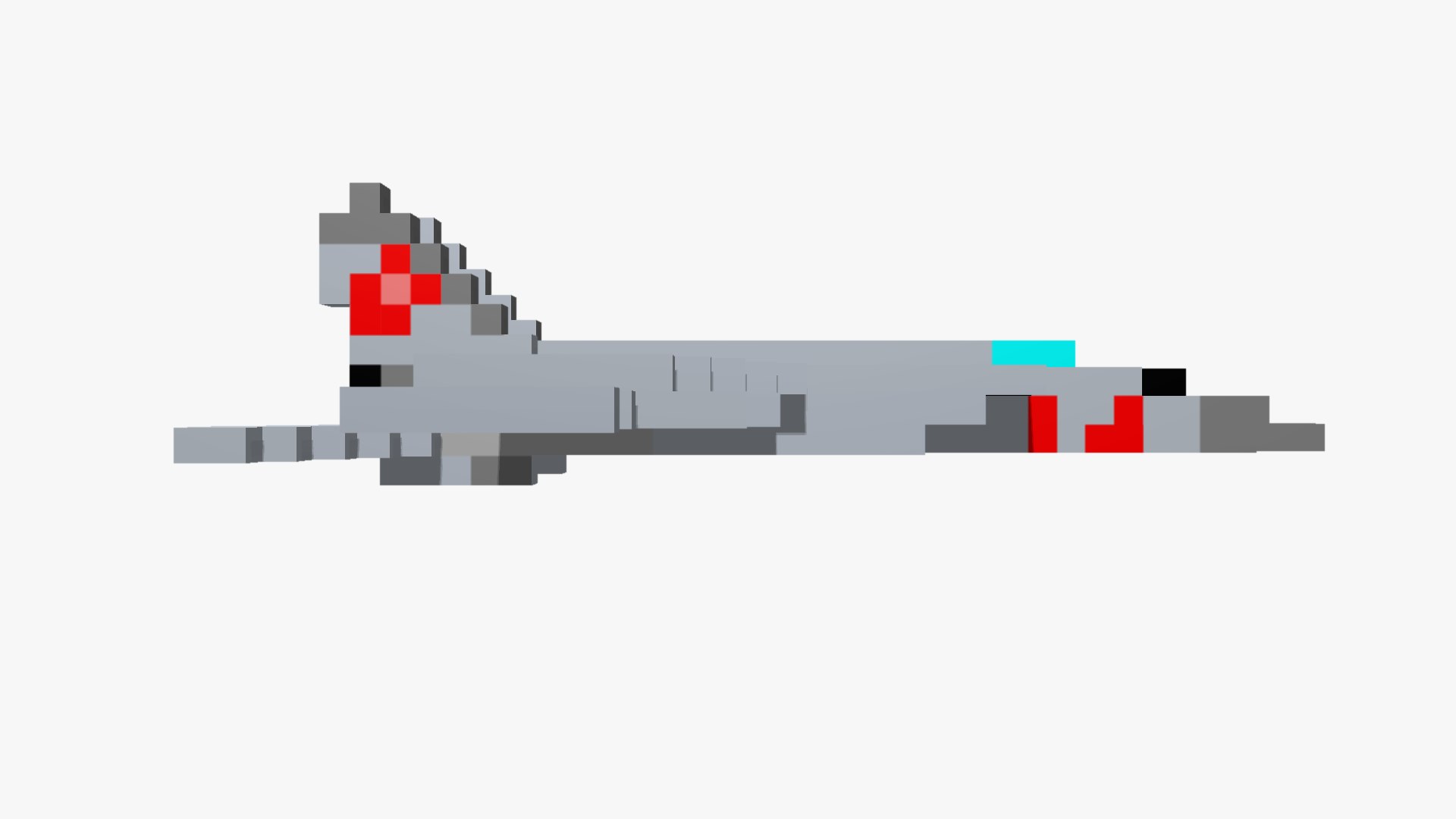 3D MiG-25 pixelated - TurboSquid 1966693