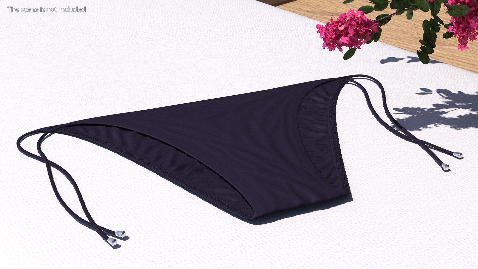 Tie Side Bikini Bottoms 3D - TurboSquid 2114402