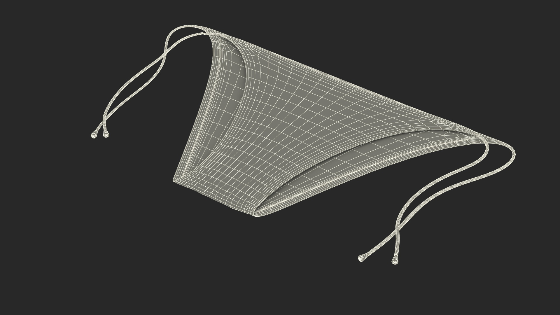 Tie Side Bikini Bottoms 3D - TurboSquid 2114402