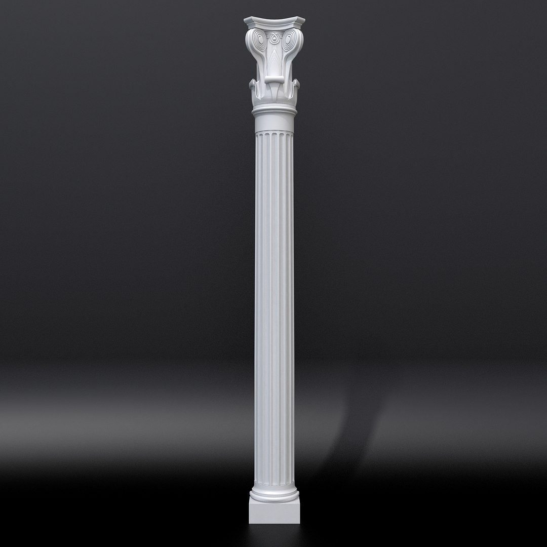 3d Model Pilaster 1