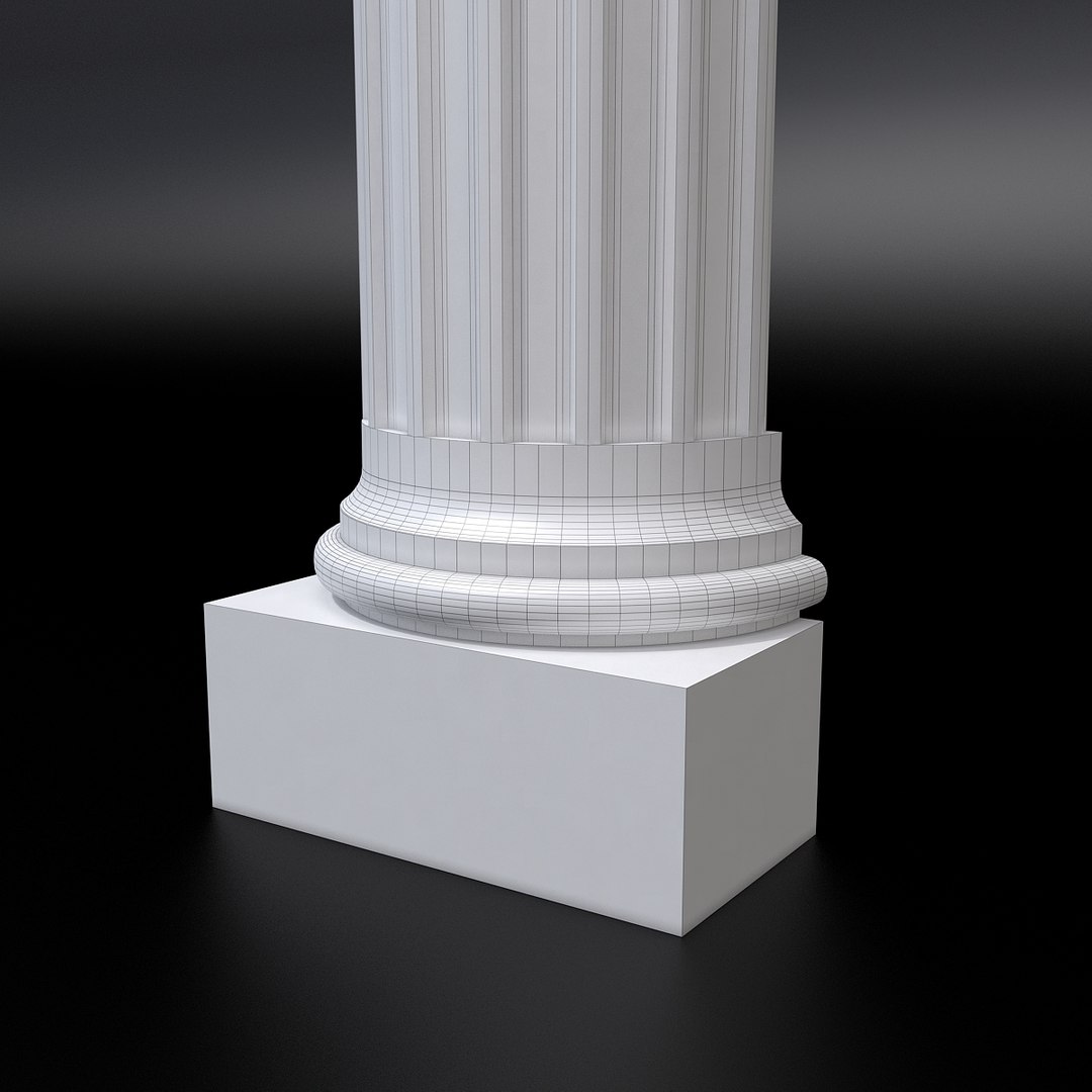 3d Model Pilaster 1