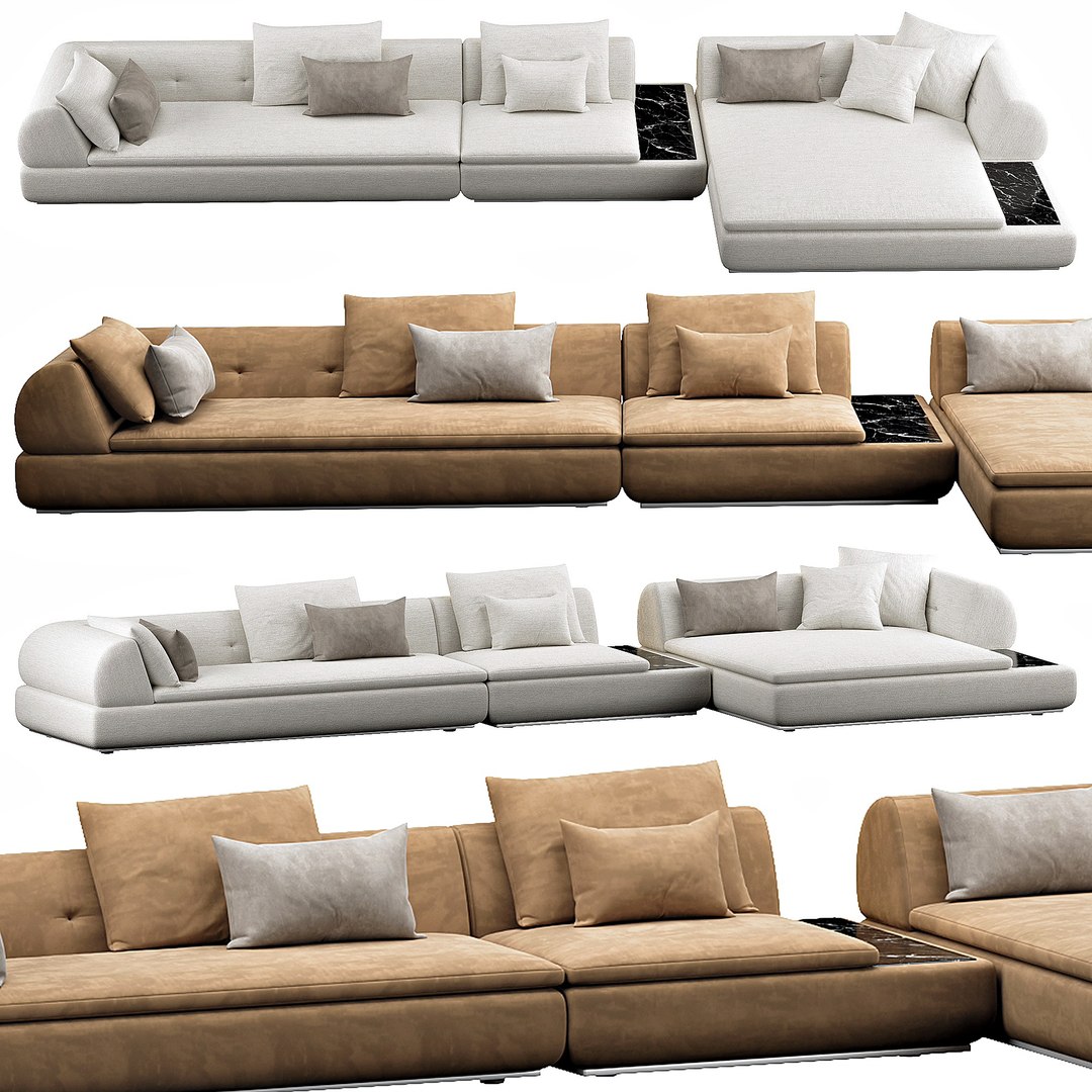 3D Minotti Supermoon Model - TurboSquid 2342696