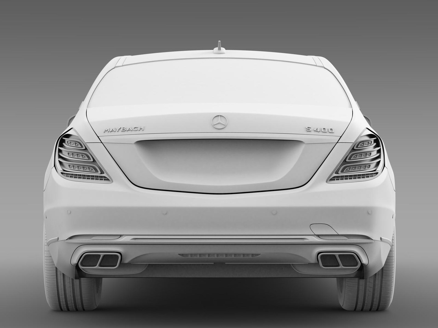 mercedes maybach s400 x222 3d model