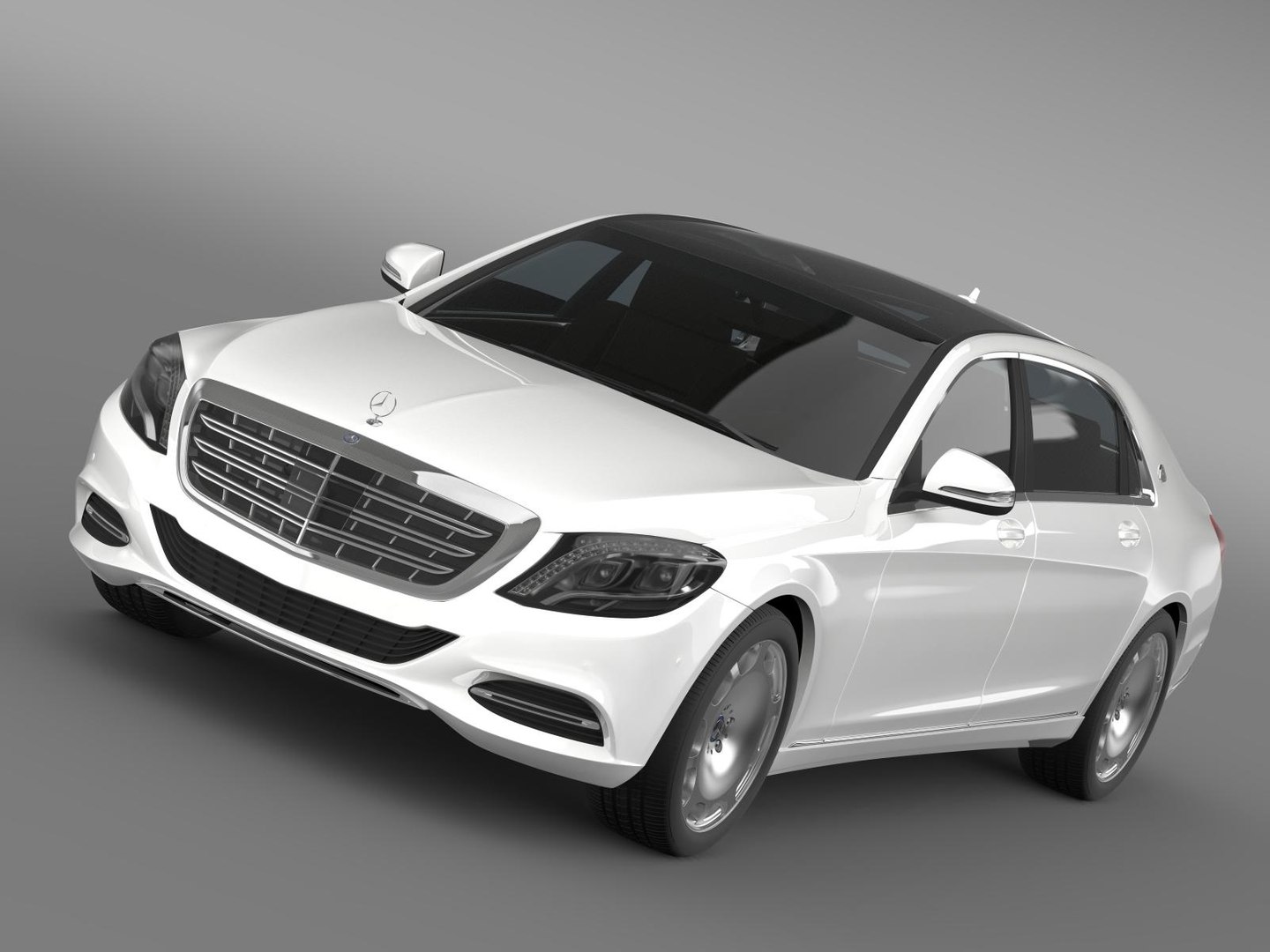 mercedes maybach s400 x222 3d model