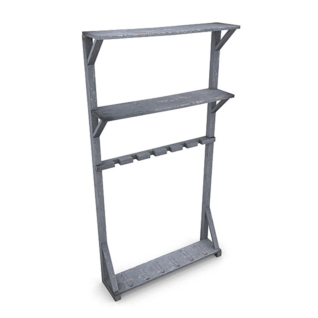 2 Bunker Items 3d Model