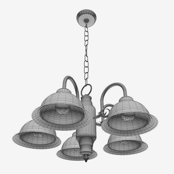 3d model hanging lamp lighting