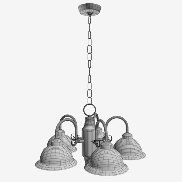3d model hanging lamp lighting