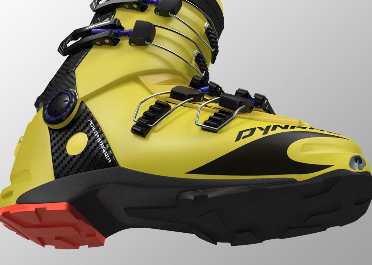 3d Ski Boot Model