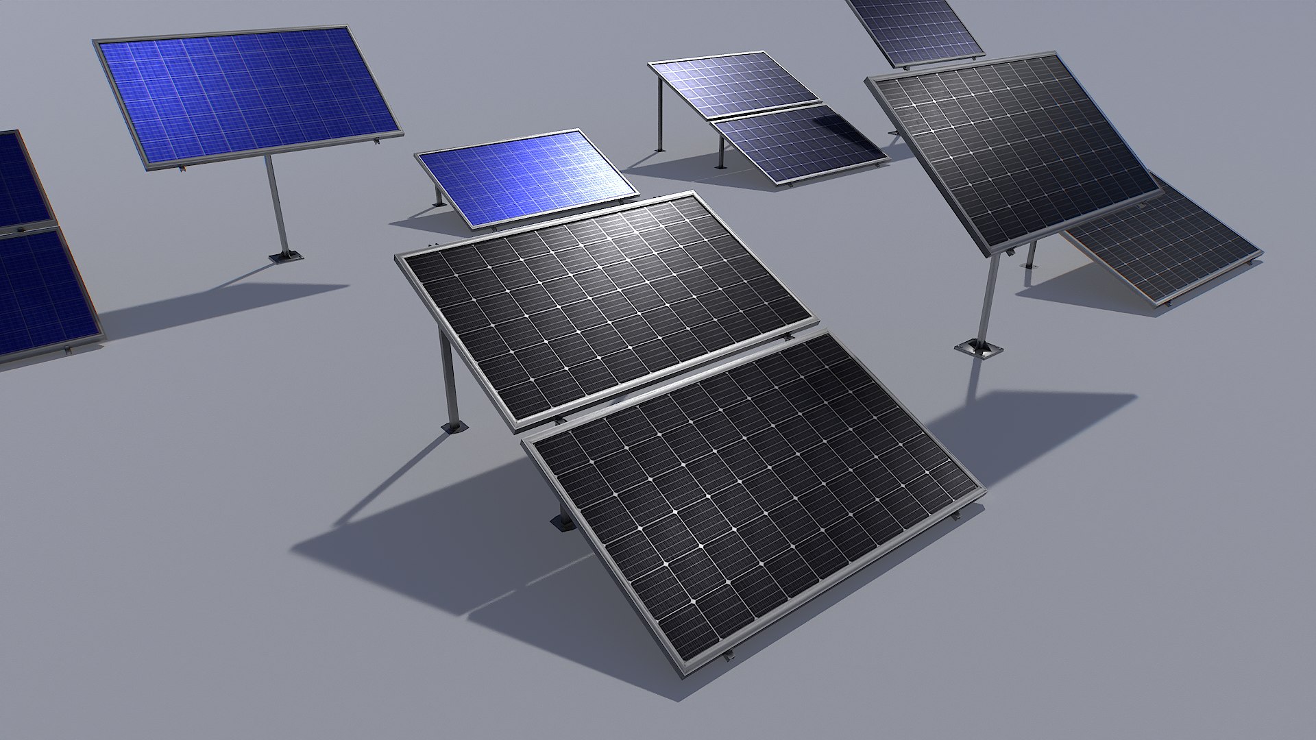 Solar Panel Pack 3D Model - TurboSquid 2327824