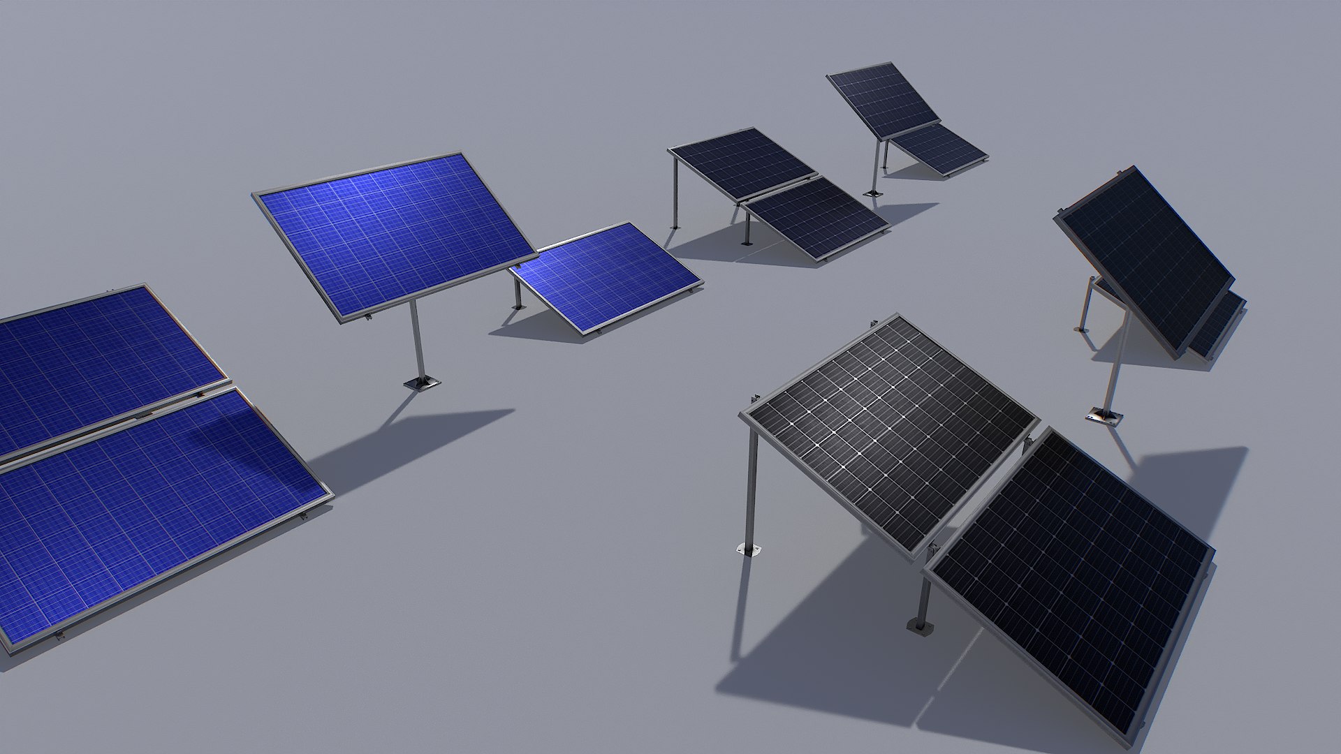 Solar Panel Pack 3D Model - TurboSquid 2327824
