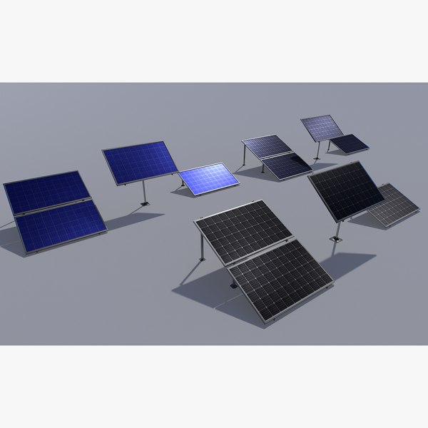 modelo 3d Paquete de paneles solares - TurboSquid 2327824