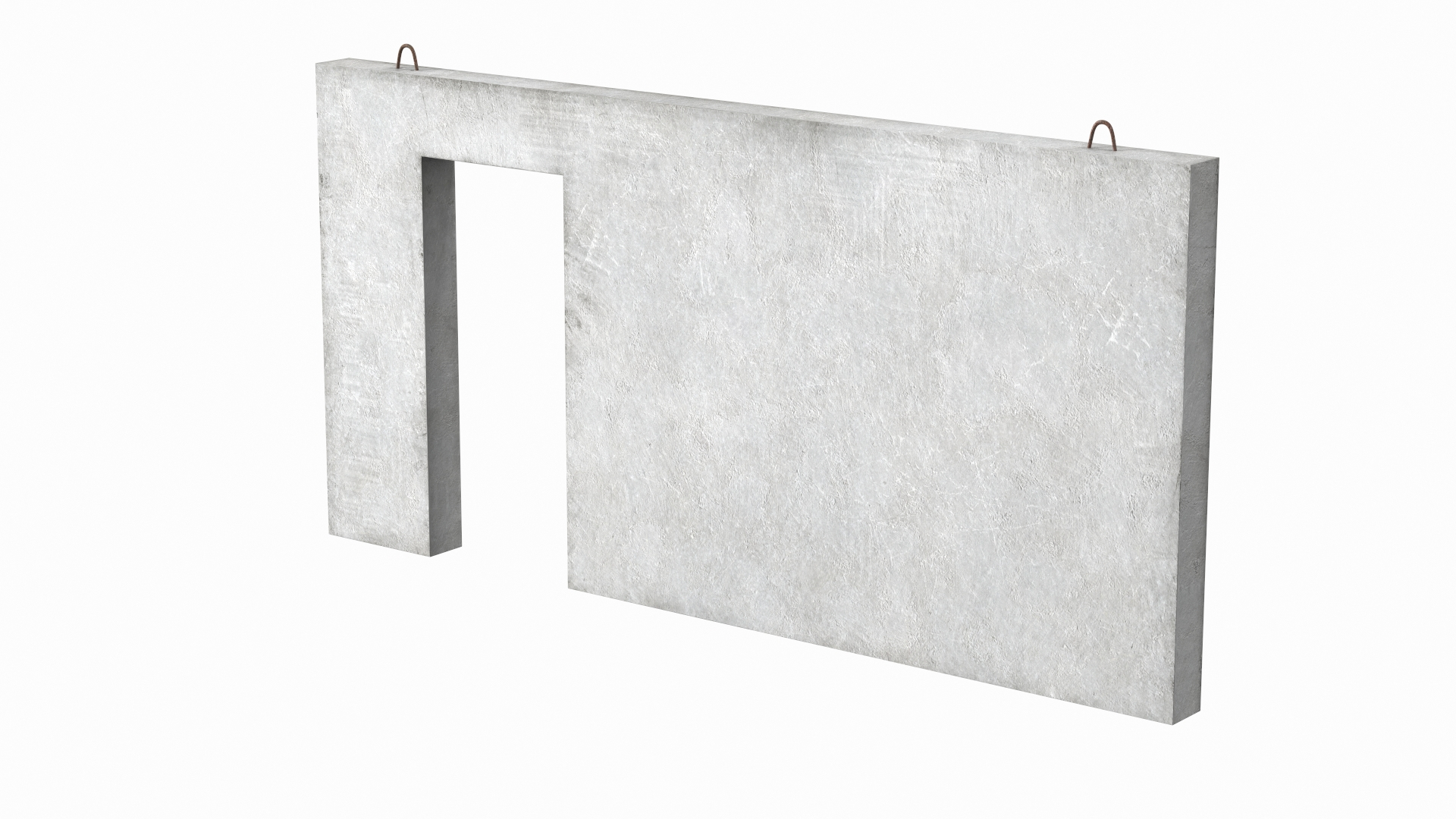 Concrete Panel Door 3D Model - TurboSquid 1686378