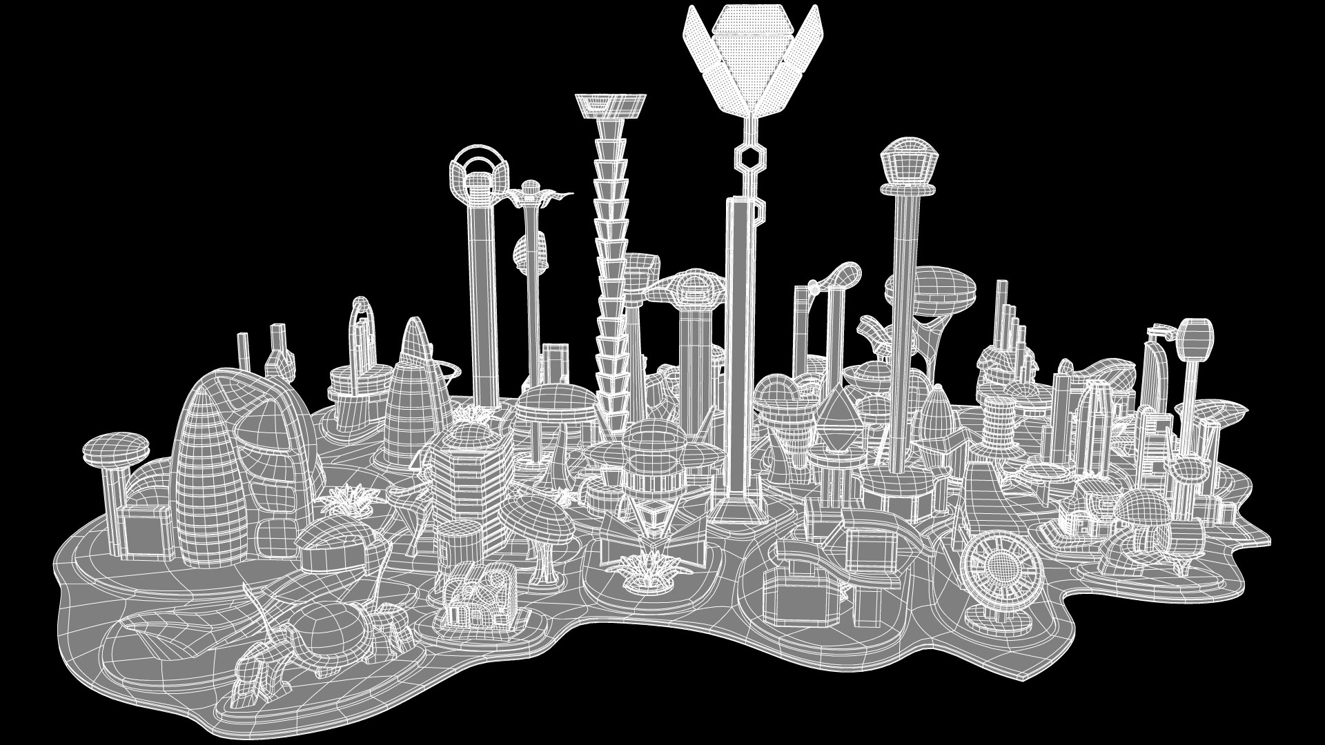 Metaverse Cyber District X1 3D model - TurboSquid 1968865