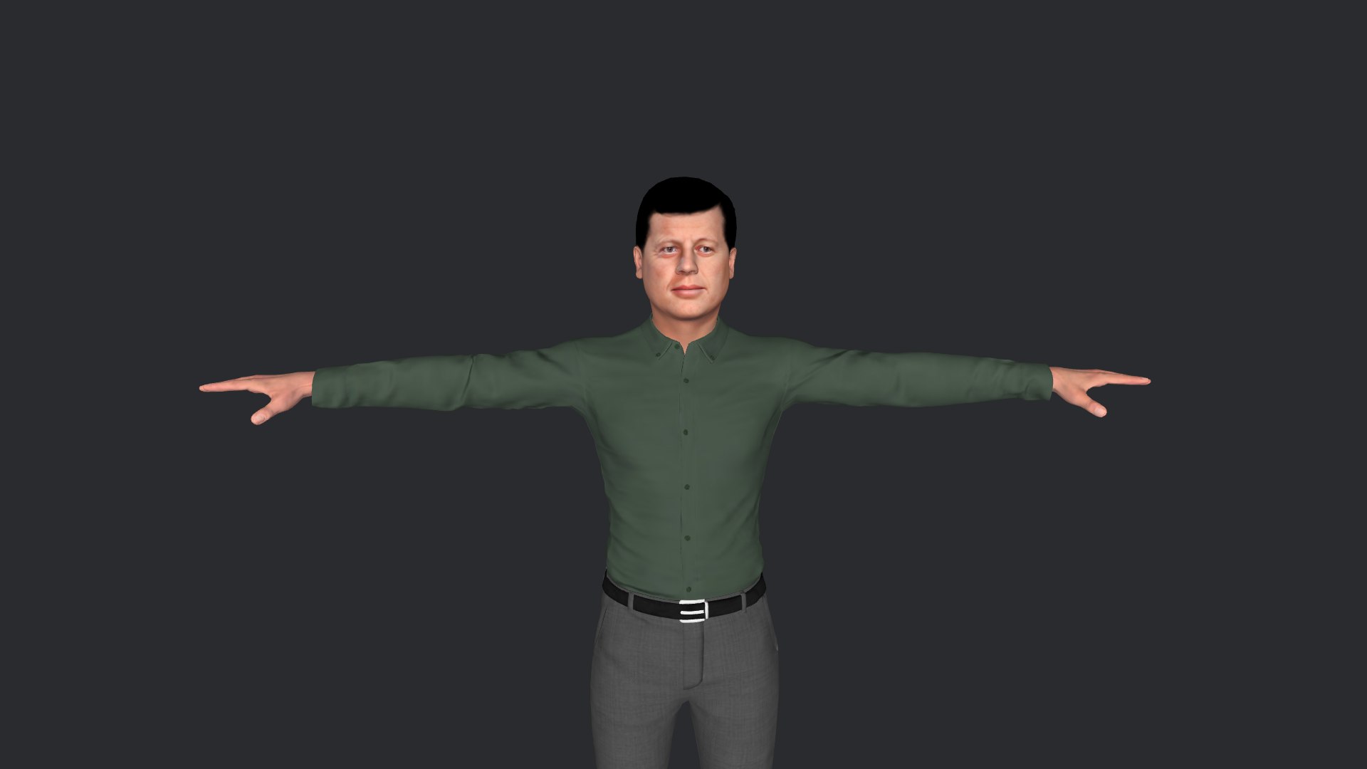 John F Kennedy Hyper Realistic Full Body Fully Rigged 3D Character 3D ...