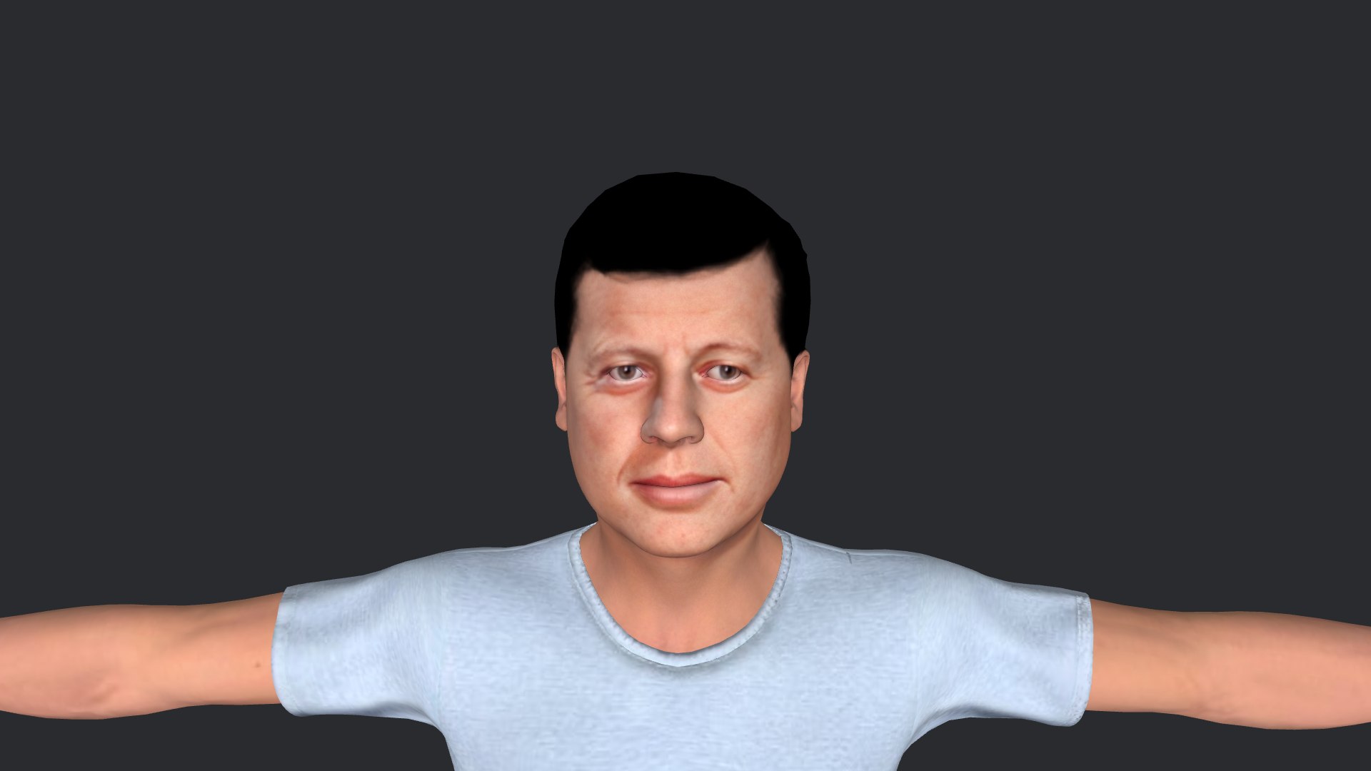 John F Kennedy Hyper Realistic Full Body Fully Rigged 3D Character 3D ...