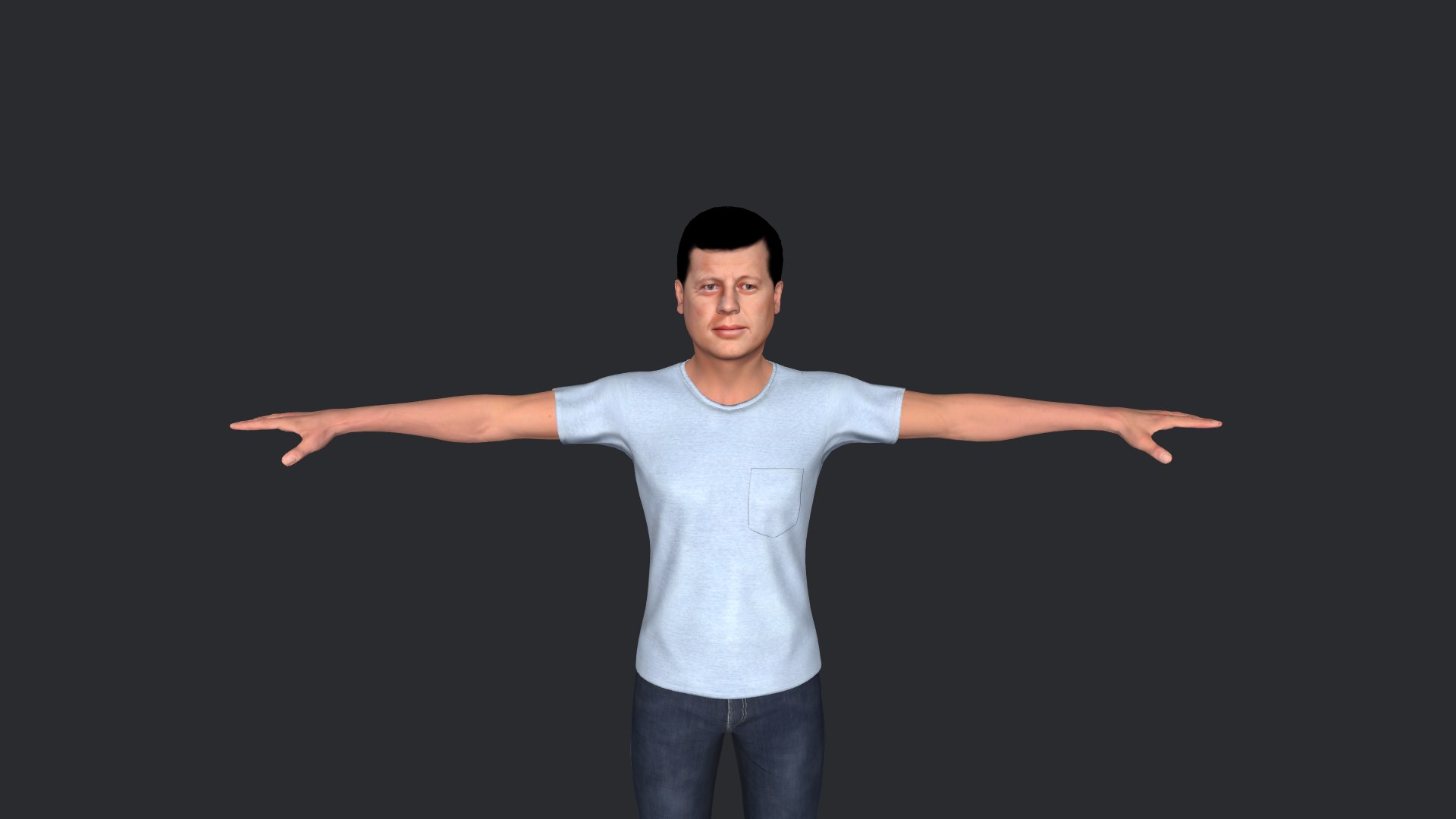 John F Kennedy Hyper Realistic Full Body Fully Rigged 3D Character 3D ...