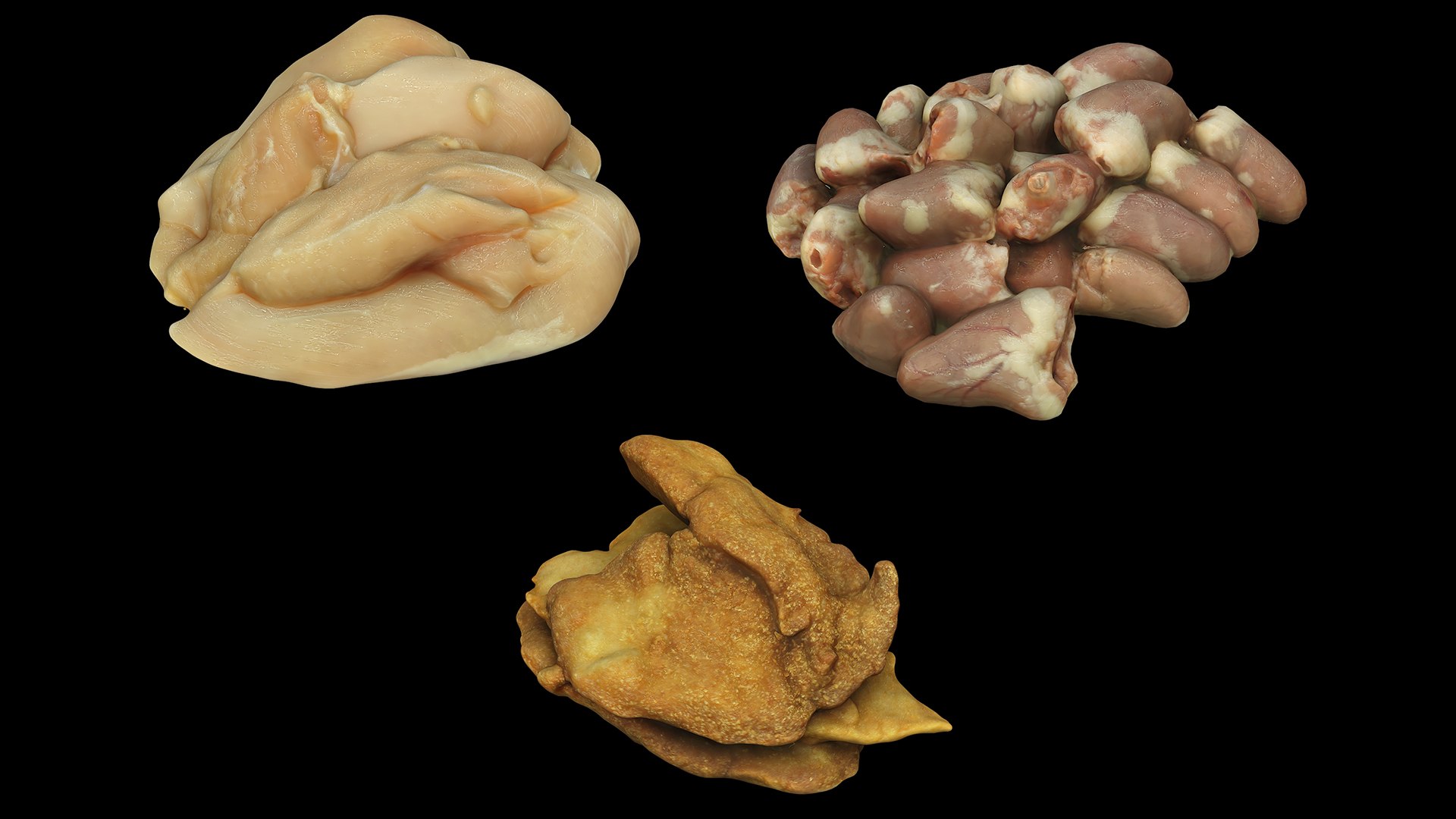 Food Meat Collection 14 Model - TurboSquid 2050910