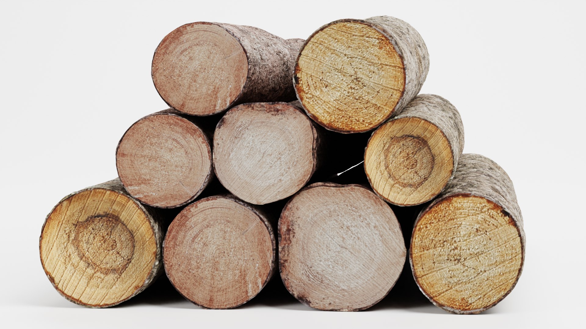 3D Tree Logs 3 - TurboSquid 1875503