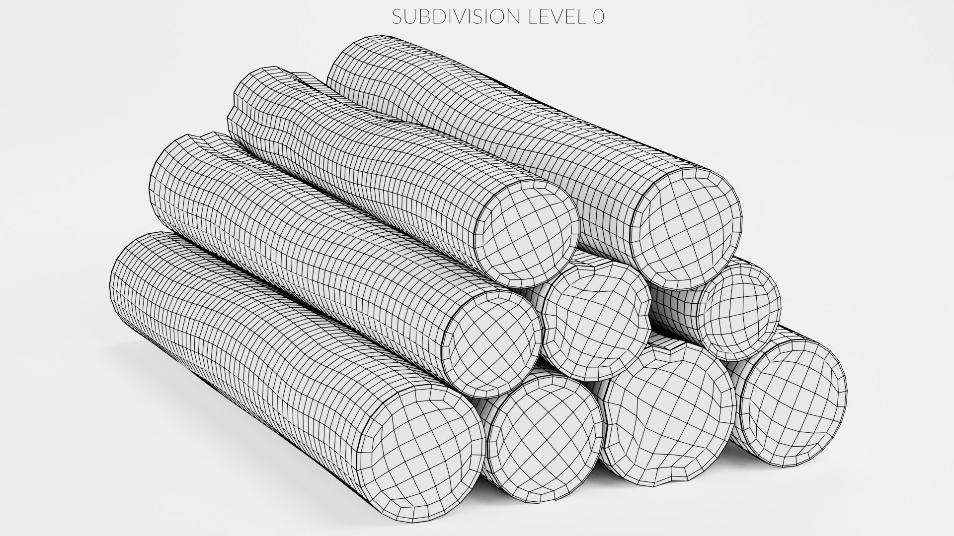 3D Tree Logs 3 - TurboSquid 1875503