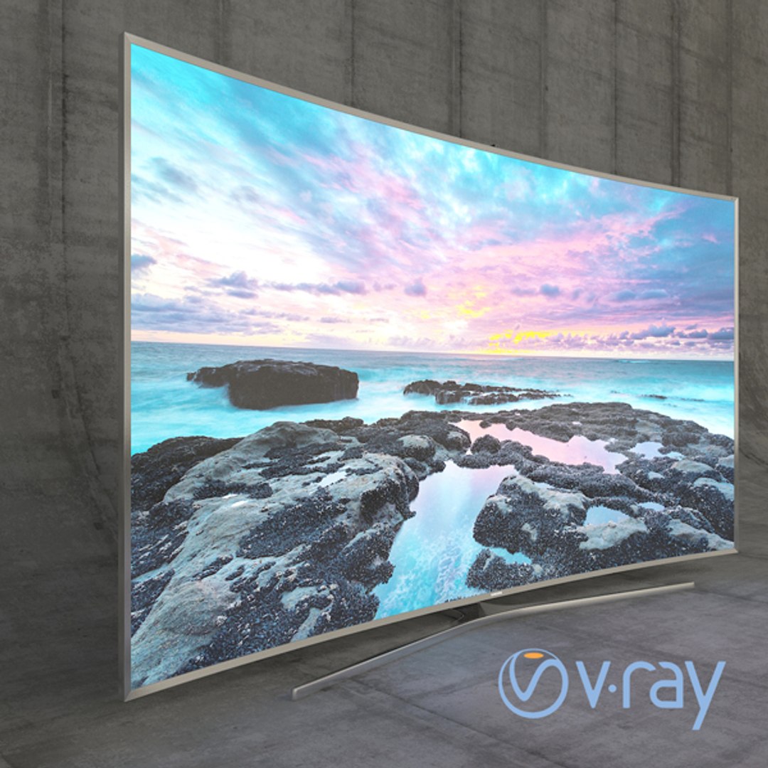 3d model samsung led tv