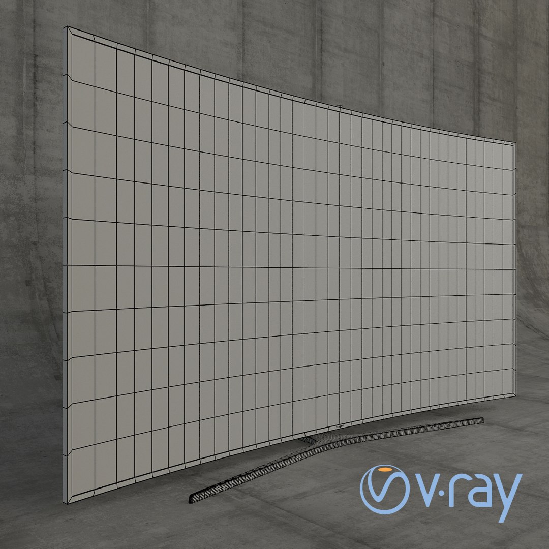 3d model samsung led tv