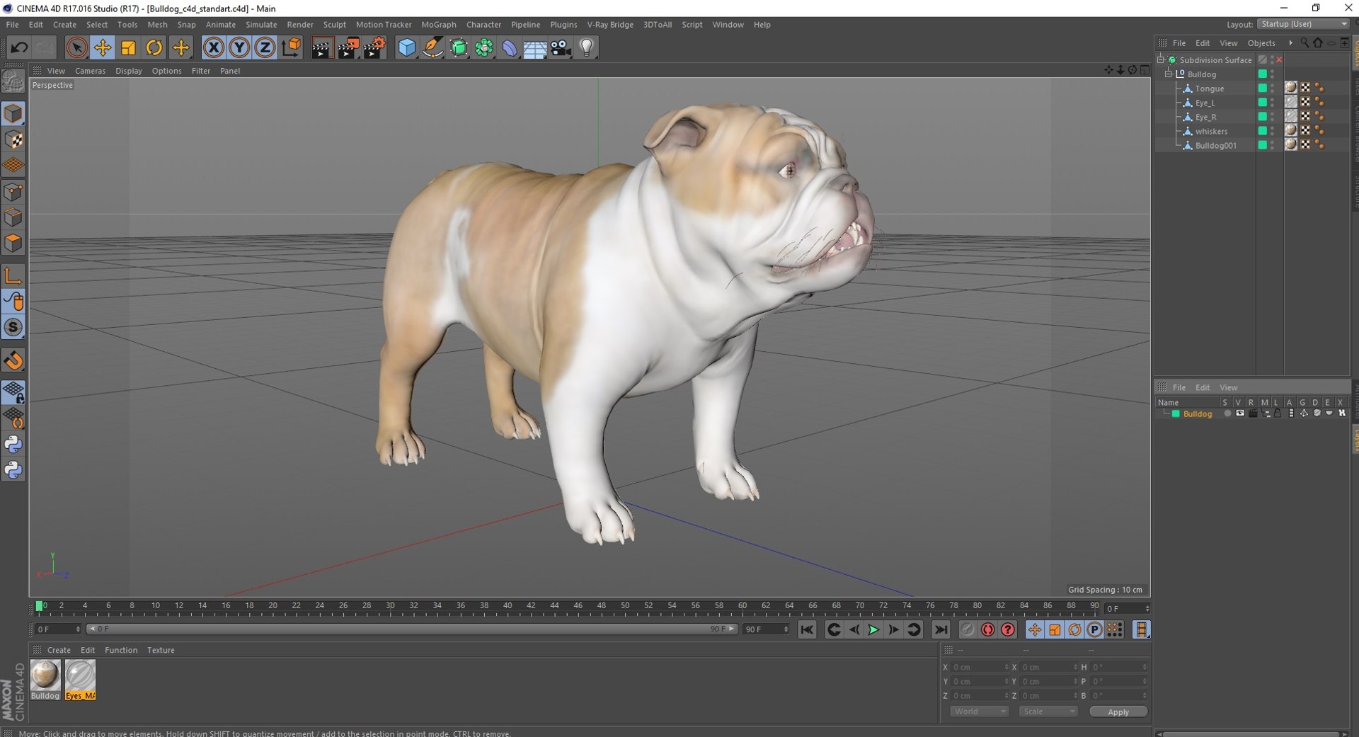 Bulldog 3D model - TurboSquid 2177593