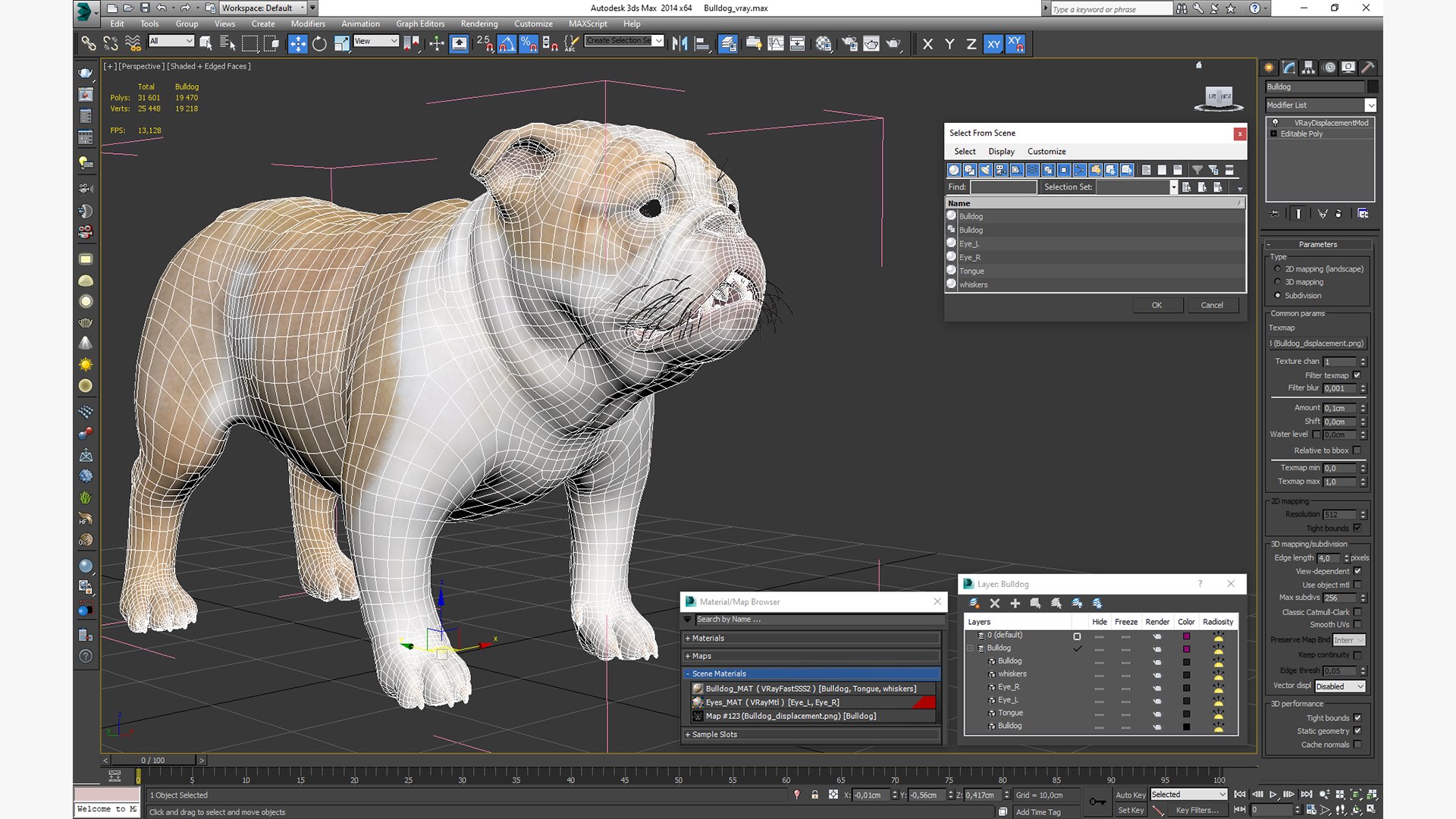 Bulldog 3D model - TurboSquid 2177593
