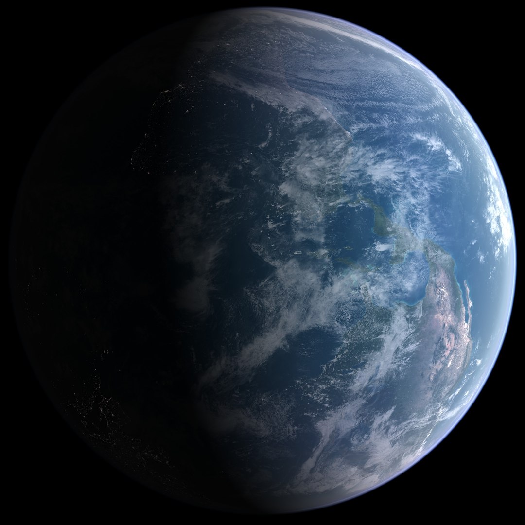 Photorealistic Earth 3d Obj
