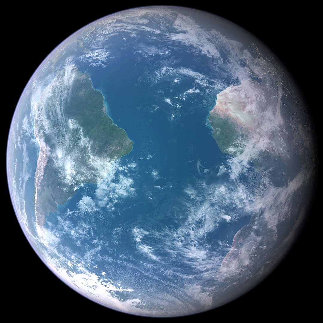 Photorealistic Earth 3d Obj