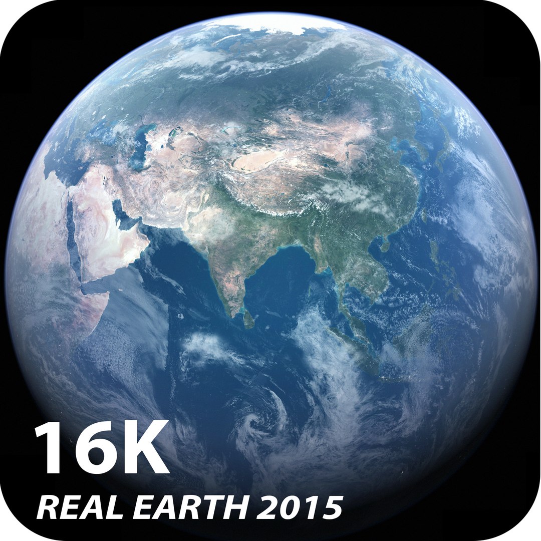 Photorealistic Earth 3d Obj