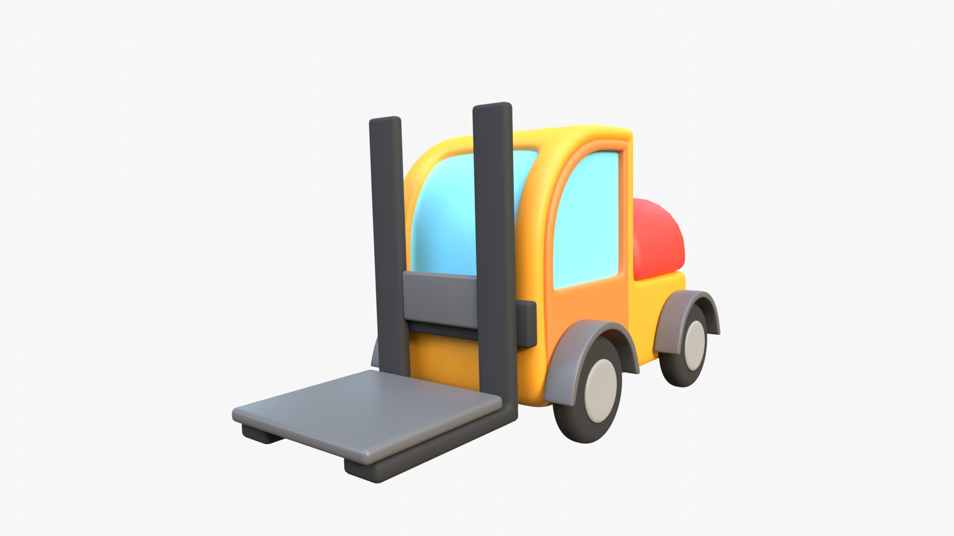 Forklift 3D Model - TurboSquid 2245858